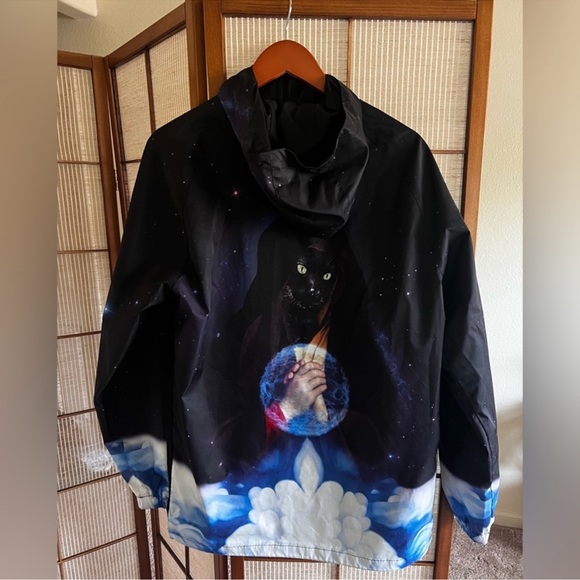 Ripndip | Jackets & Coats | Ripndip Half Zip Windbreaker Galaxy Cat ...
